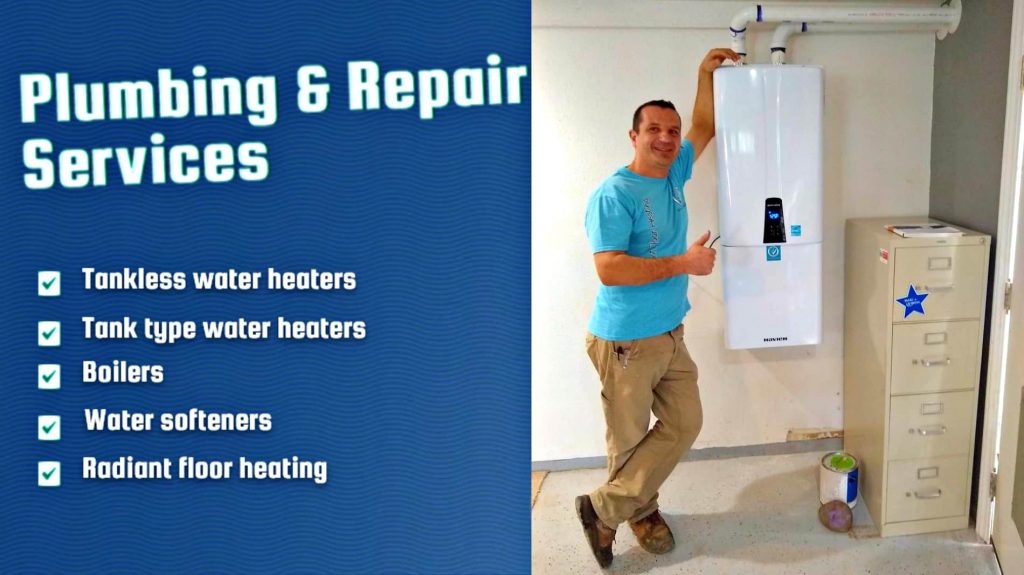 Contact us! Solve your plumbing issues - The Right Guys Inc